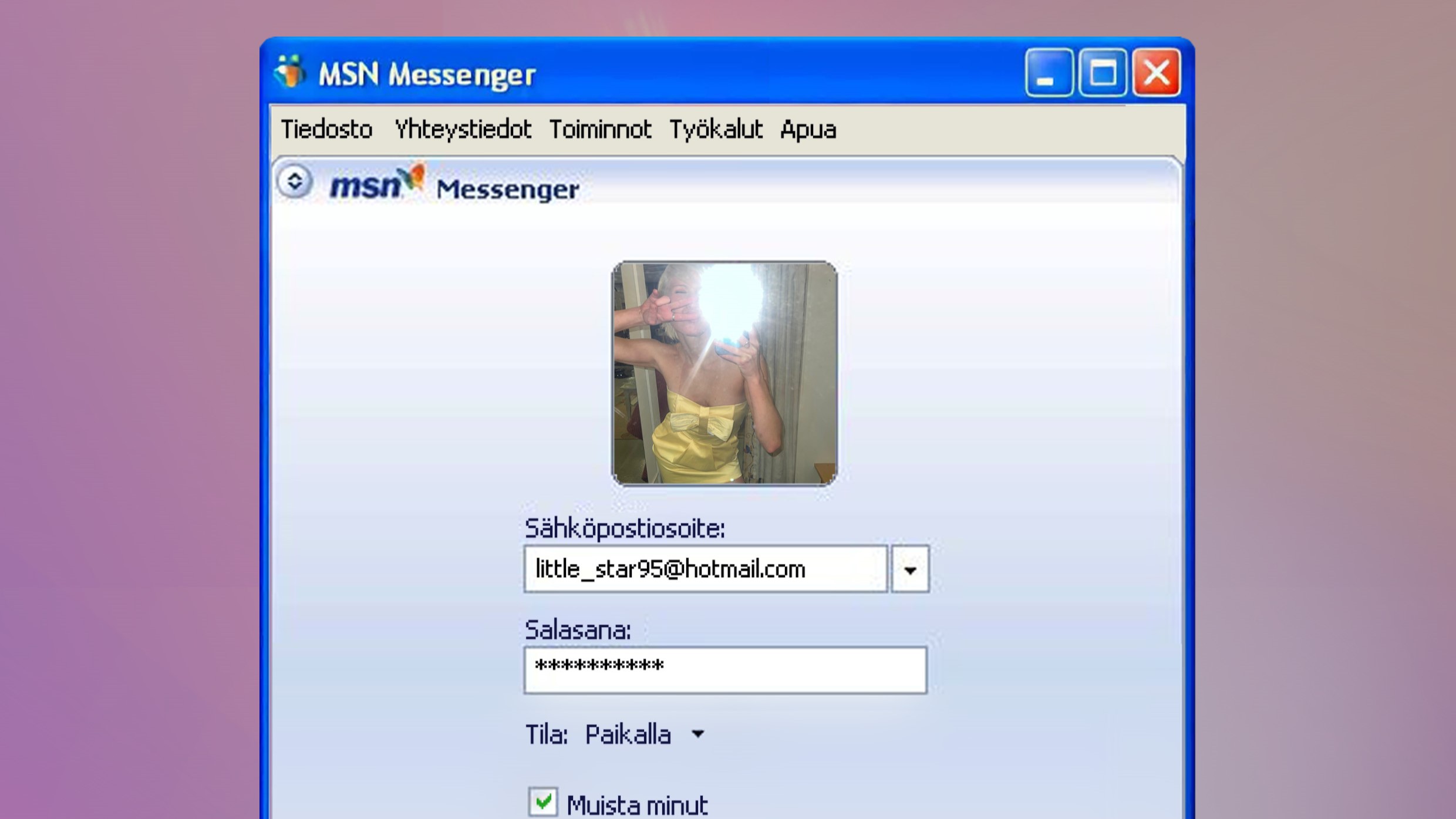 Muisto, muisti ja MSN Messenger - Koneen Säätiö